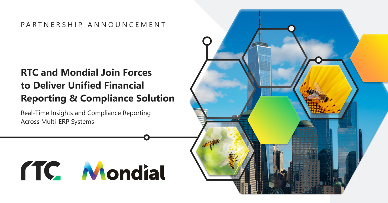 RTC and Mondial To Provide Global Financial Reporting and Compliance Solution - RTC Suite